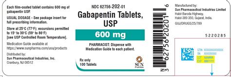 Gabapentin Package Insert