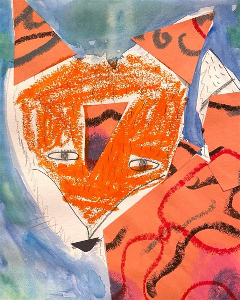 freeform collage project — art lessons with ellie