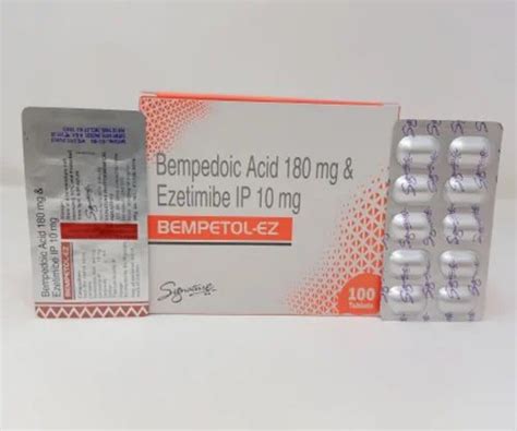 Bempetol Ez Tab Bempedoic Acid Ezetimibe At ₹ 320strip Ezedoc