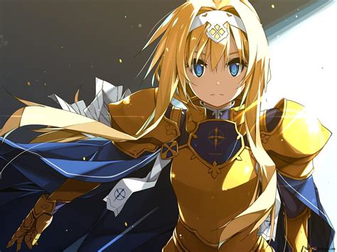 Sword Art Online Alicization Alice Synthesis Thirty Alice Zuberg Hd Wallpaper Download
