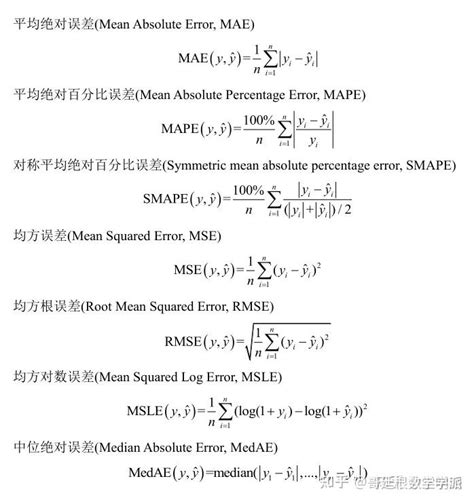 时间序列预测的精度如何评估？ 知乎