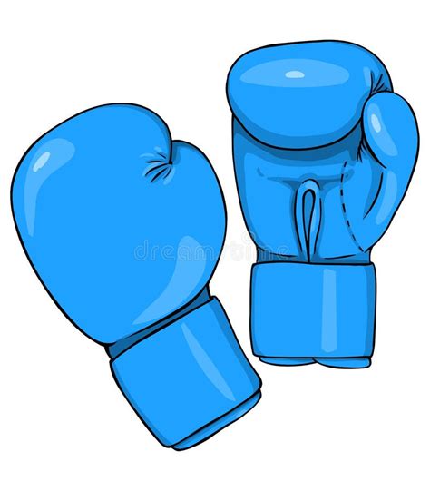 Blue Boxing Gloves Drawing At Lauren Brennan Blog