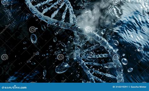 Aquatic Dna Mysteries Unveiled Stock Image Image Of Molecule Gene 314319291