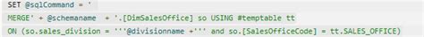 The Insert Column List Used In The Merge Statement Cannot Contain Multi