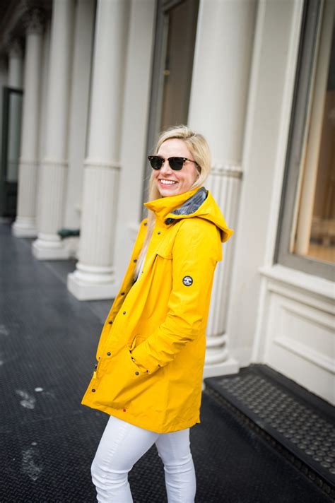 Barbour Yellow Raincoat Trench Coat Rain Jacket Spring April Showers