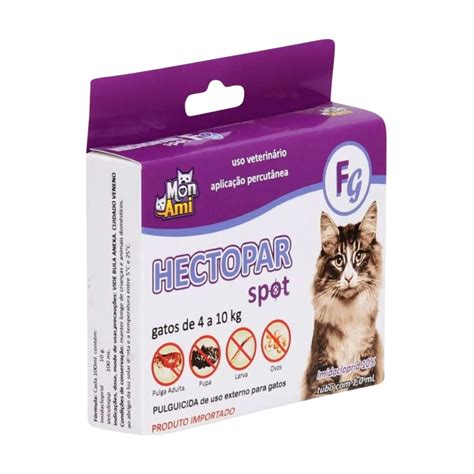 Hectopar Spot Antipulgas Gatos Fg Acima De 4kg Mon Ami Shopee Brasil