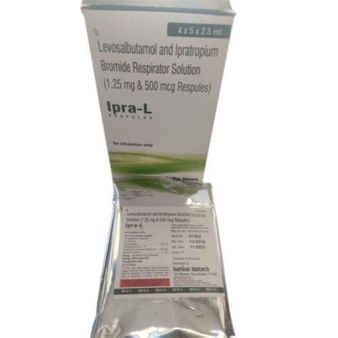 Ipra L Respulse At ₹ 4 Piece Levosalbutamol Inhalation Solution In