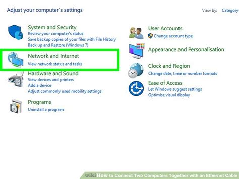 how to connect two computers together with an ethernet cable