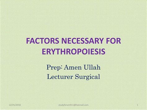 Erythropoiesis Notes Pdf