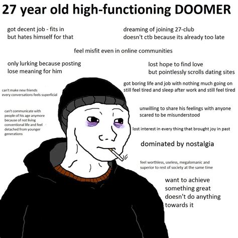 27 Years Old High Functioning Doomer Rdoomer