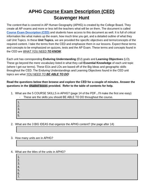 Ap Human Geography Exam Overview Guide Pdf Cognition Cognitive