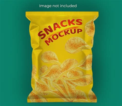 Premium Psd Chips Mockup Design Packaging Template