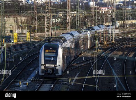 Regional Express Train Rhein Ruhr Express Rrx On The Tracks West Of