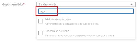 Elemento Dropdown De La Interfaz De Usuario Azure Managed