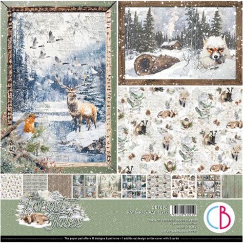 Forest Tales Patterns Pad 12x12 Towercrafts