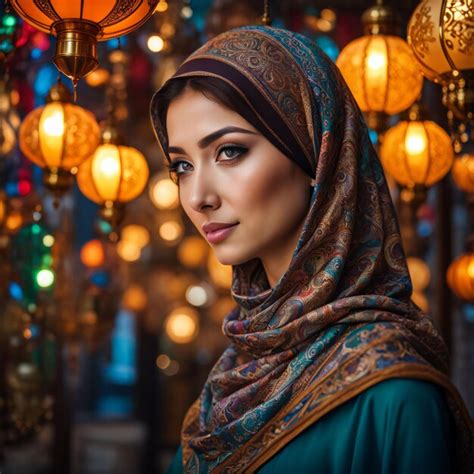 Premium Photo Russian Muslim Girl A Young Woman In Her Late Twenties