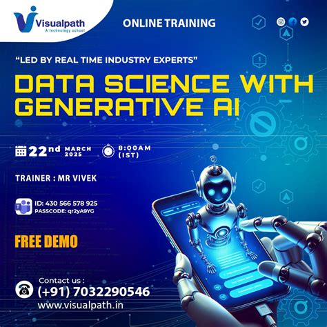 visualpath 🚀 free demo data science with generative ai online