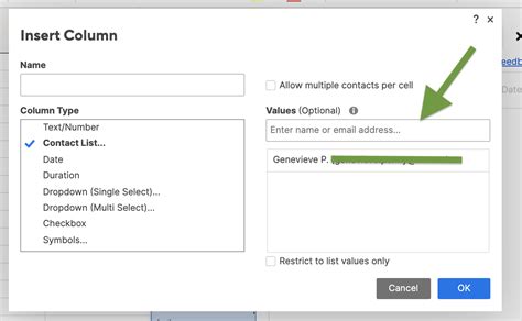 auto populating a form cell from the contact list smartsheet community