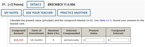 Solved 2 Points Brecmbc9 11ii006 Calculate The Present