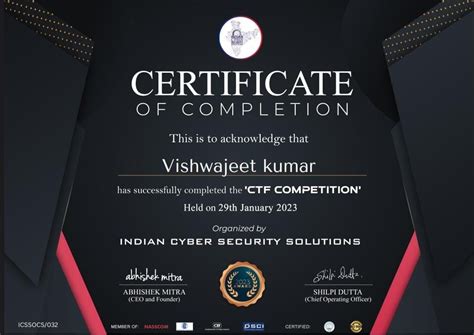 Vishwajeet Kumar On Linkedin Iso Events Hackathon Cybersecurity