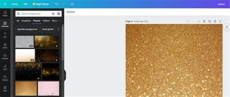 How To Create Glitter Font On Canva Pttrns