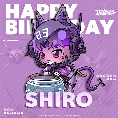 Happy Birthday Shiro 🐈 The Sea Awaits Tower Of Fantasy Facebook