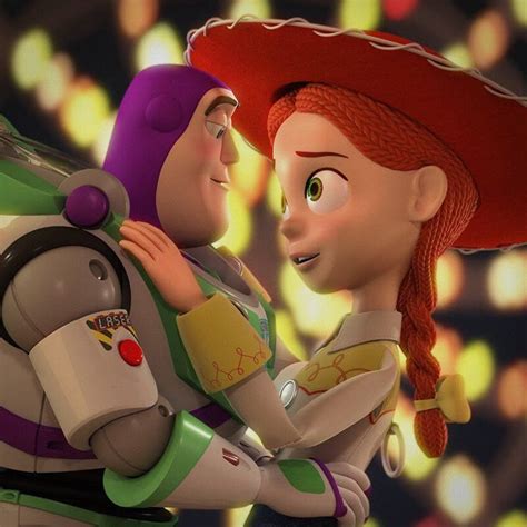 Two Animated Characters Are Hugging Each Other In Front Of Bright