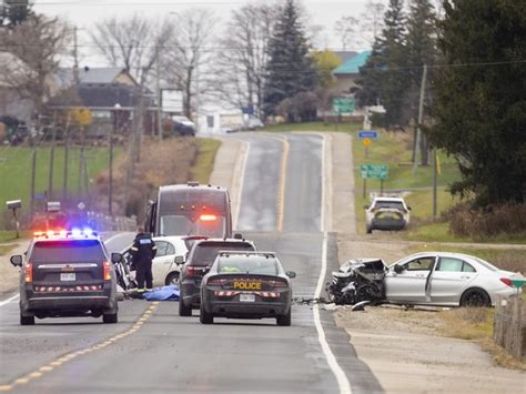 One Killed In Rural Southwestern Ontario Crash Police London Free Press