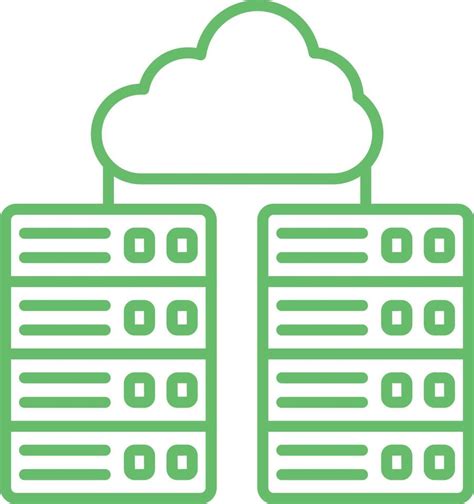 Data Center Multicolor Line Icon 9953220 Vector Art At Vecteezy