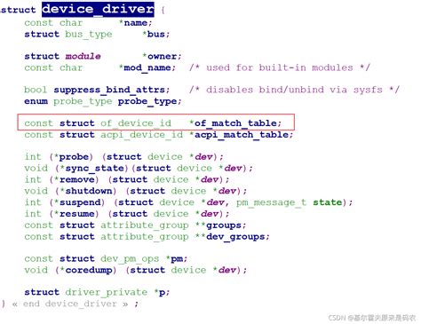 Linux驱动——设备树device Tree Compatible 驱动名 Csdn博客