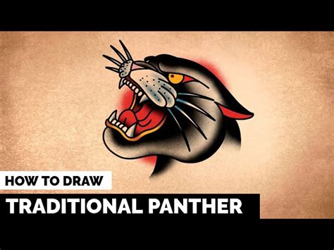 American Traditional Panther Tattoo Flash Some Panthers For Yall