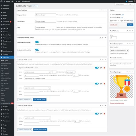 Gamipress Lifterlms Integration Buddyx Theme