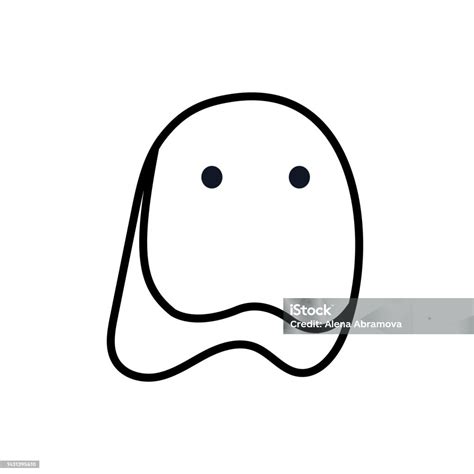재밌는 유령 할로윈을위한 귀여운 유치한 성격 낙서 스타일의 할로윈 유령 10월에 대한 스톡 벡터 아트 및 기타 이미지 10월
