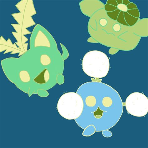 Pokemon Jumpluff Evolution With Random Colors By Junballe Bird On