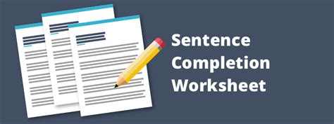 Sentence Completion Interactive Worksheet Worksheets Library