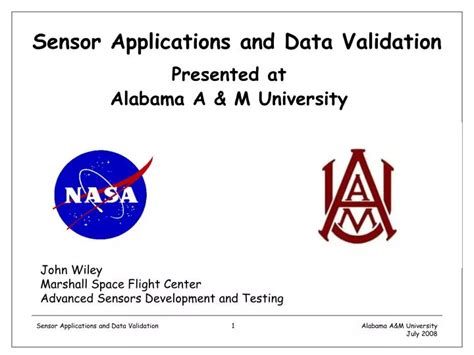 Ppt Sensor Applications And Data Validation Powerpoint Presentation