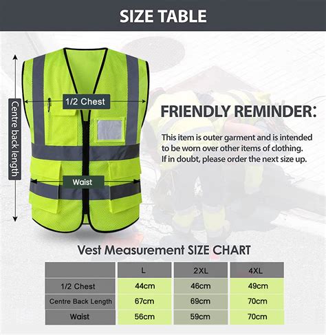 Mesh Reflective Safety Vest With Pockets And Id Badge Holder Unisex