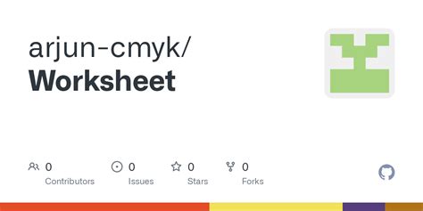 Github Arjun Cmykworksheet