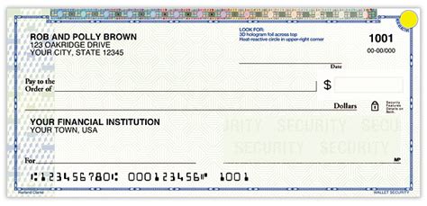 High Security Personal Checks Promise Checks