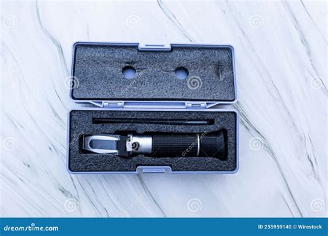 Refractometer In A Box A Portable Device For The Measurement Of An Index Of Refraction Stock