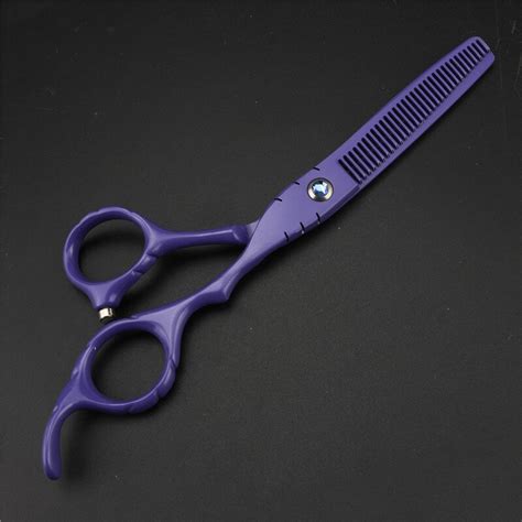 Violet Hairdressing Scissors 60 Inch With Blue Di Grandado