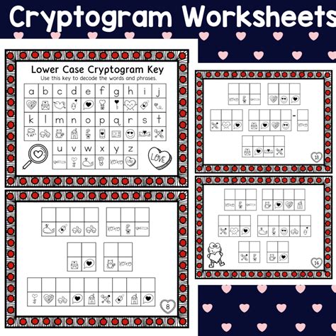 Valentines Day Cryptogram And Word Puzzle Task Cards Made By Teachers
