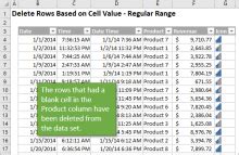 Vba Macro To Delete Rows Based On Cell Values Or Conditions In Excel