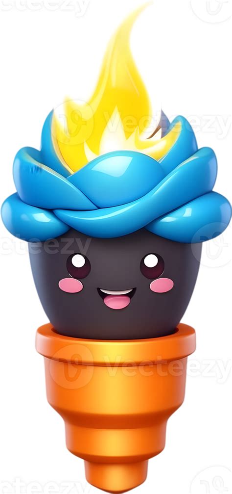 ai generated torch icon flaming symbol fire emblem 35752139 png