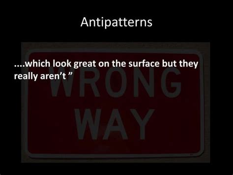 API Design Antipatterns APICon SF PPT
