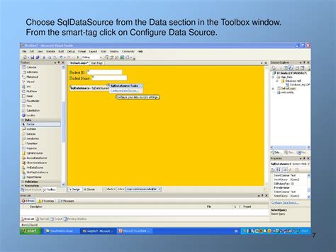 creating data base and sql data source ppt download