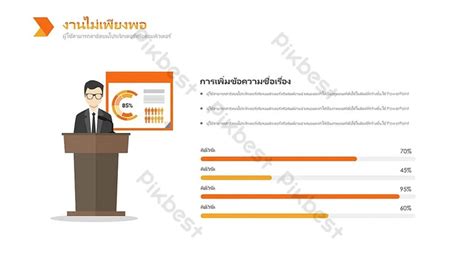 Financial Data Analysis Report Orange Triangle Infographic Powerpoint