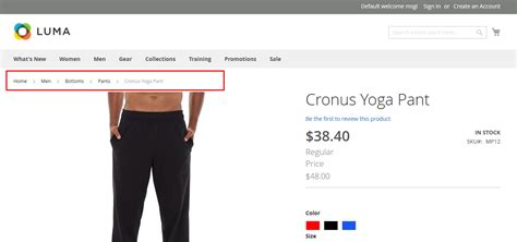 Ulmod Advanced Breadcrumbs Magento 2 Extension Firebear