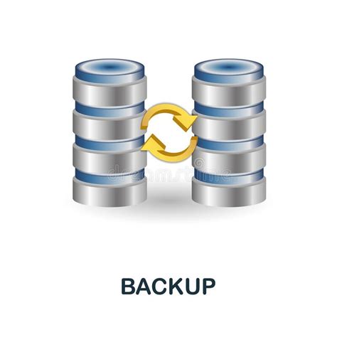 Data Backup Icon Monochrome Simple Cyber Security Icon For Templates
