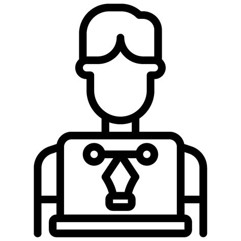 Programmer Avatar Job Icon Illustration Vector Art At Vecteezy